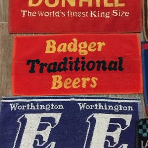Vintage Pub Beer/bar Towels - Etsy