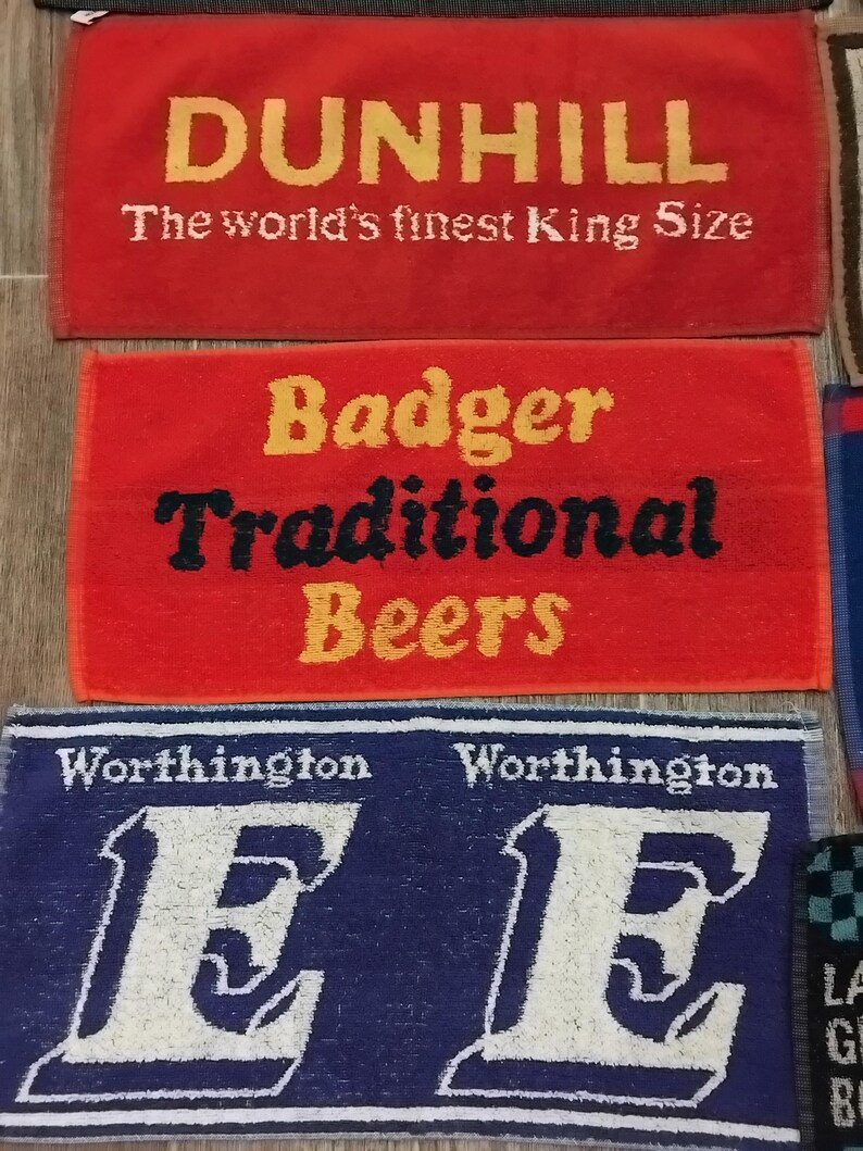 Vintage Pub Beer/bar Towels - Etsy