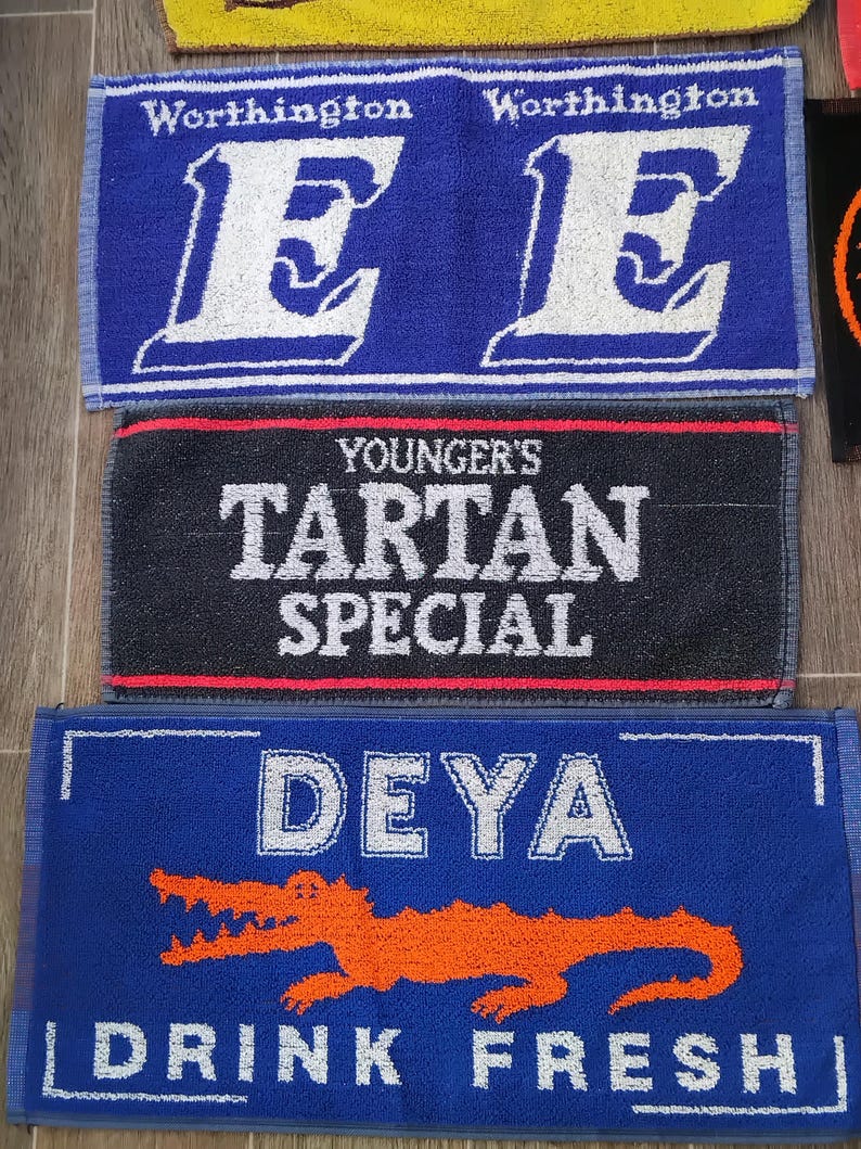 Vintage Pub Beer/bar Towels - Etsy