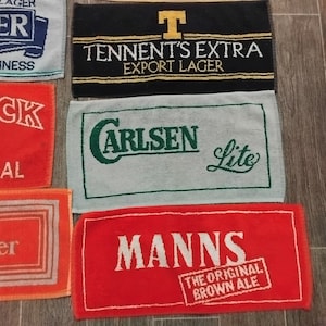 Vintage Pub Beer/bar Towels - Etsy