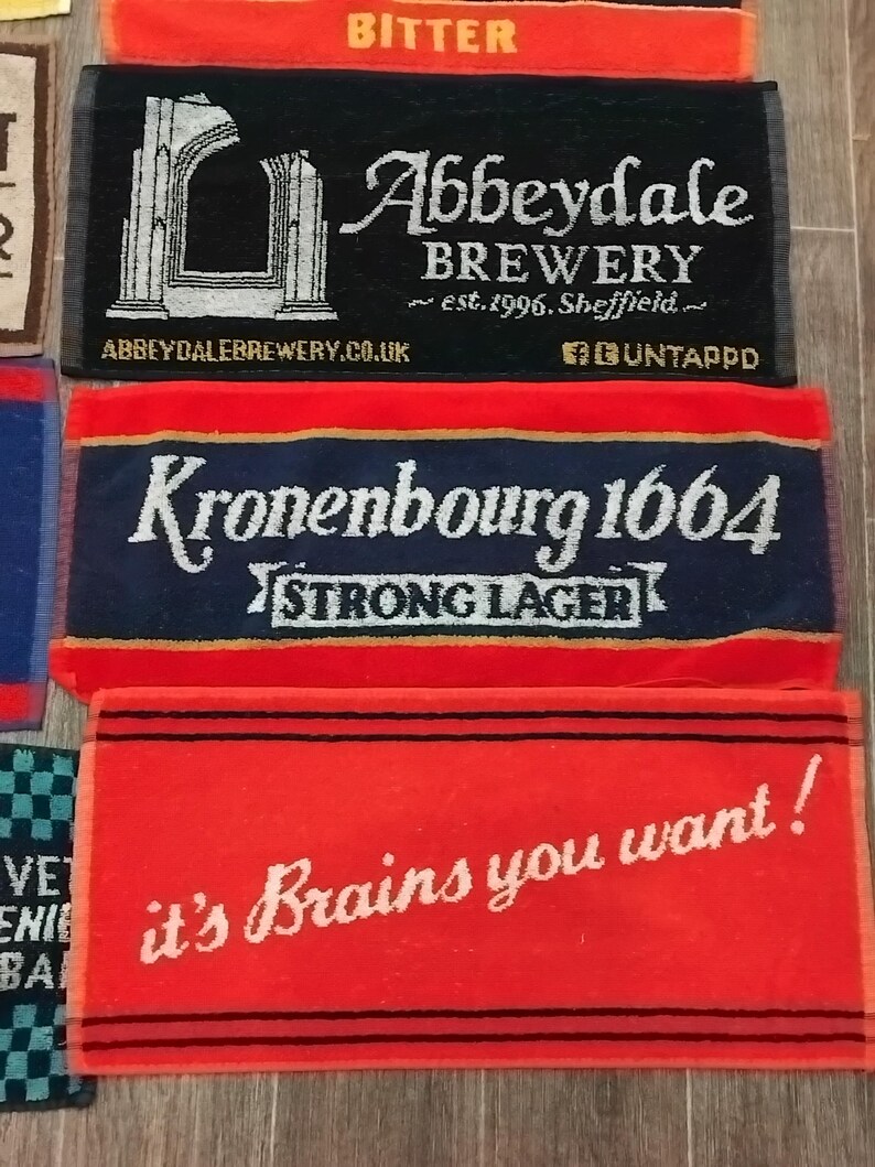 Vintage Pub Beer/bar Towels - Etsy