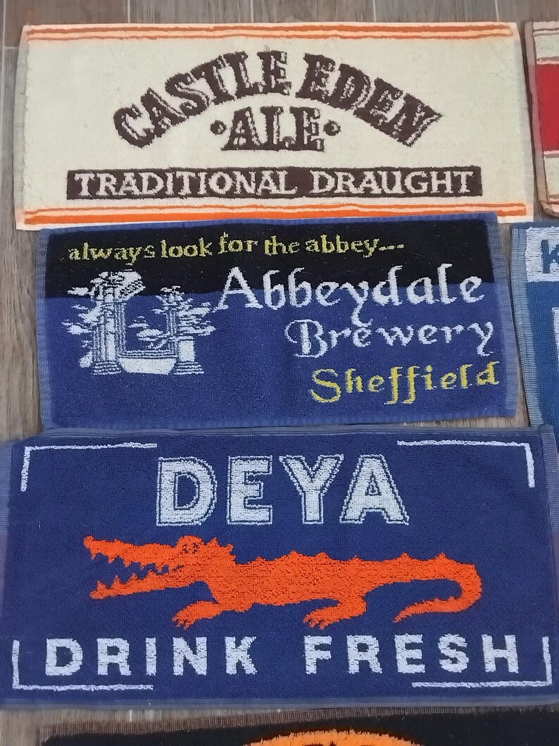 Vintage Pub Beer/bar Towels - Etsy