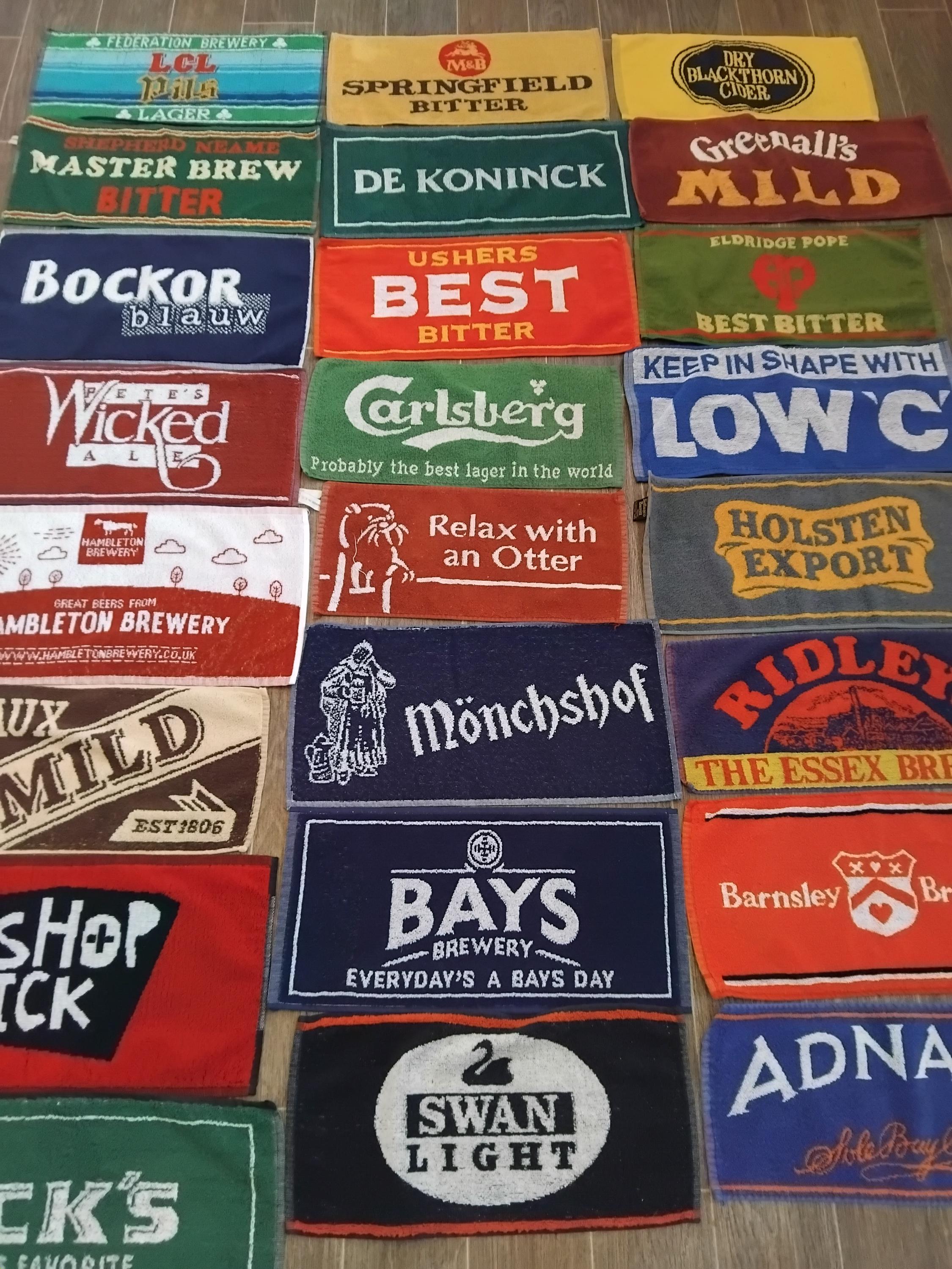 Vintage Pub Beer/bar Towels - Etsy