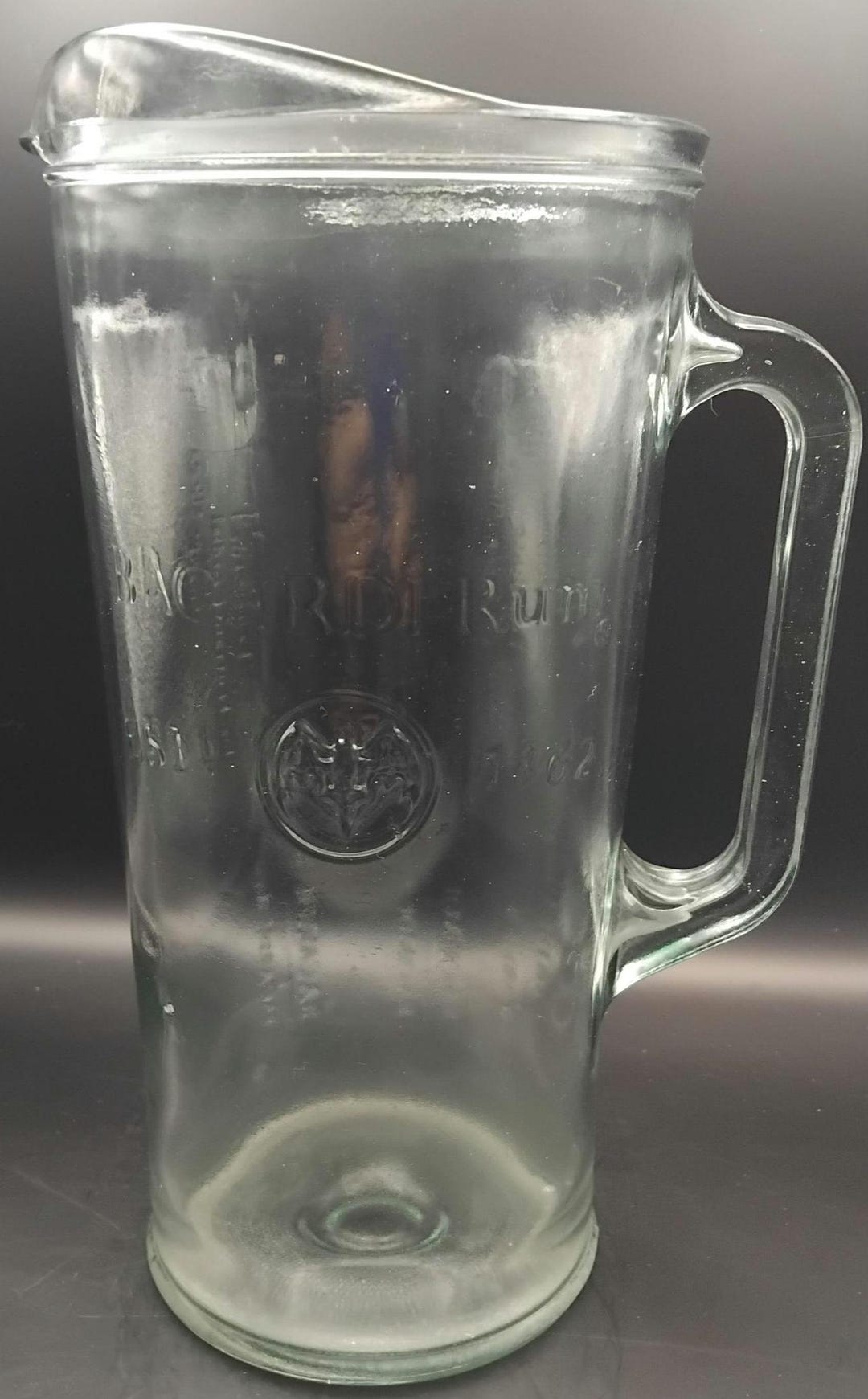 A Glass Bacardi Rum Mixing Jug - Etsy