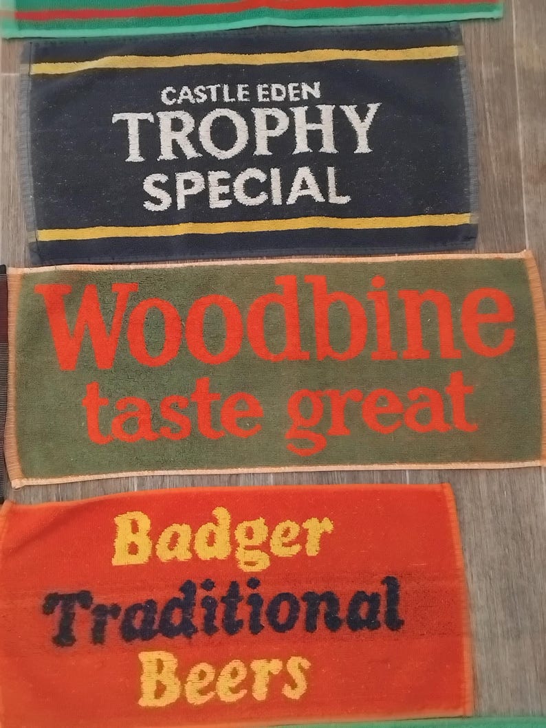 Vintage Pub Beer/bar Towels - Etsy