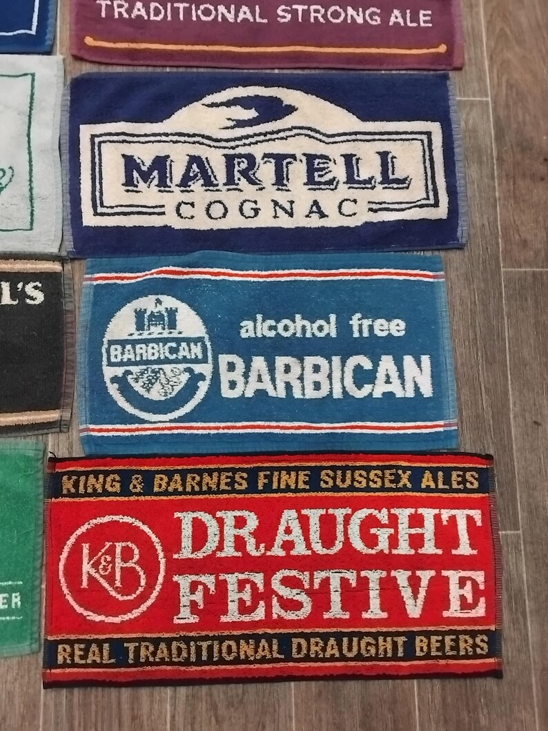 Vintage Pub Beer/bar Towels - Etsy