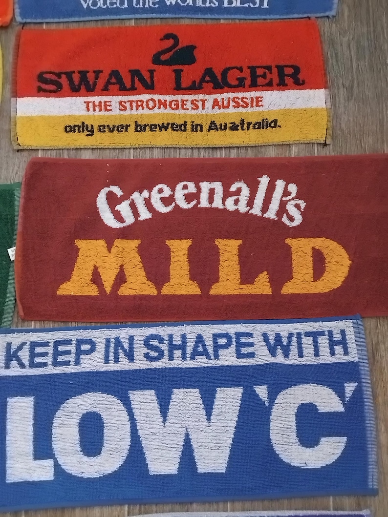 Vintage Pub Beer/bar Towels - Etsy