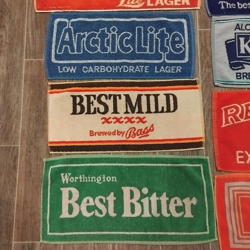 Vintage Pub Beer/bar Towels - Etsy