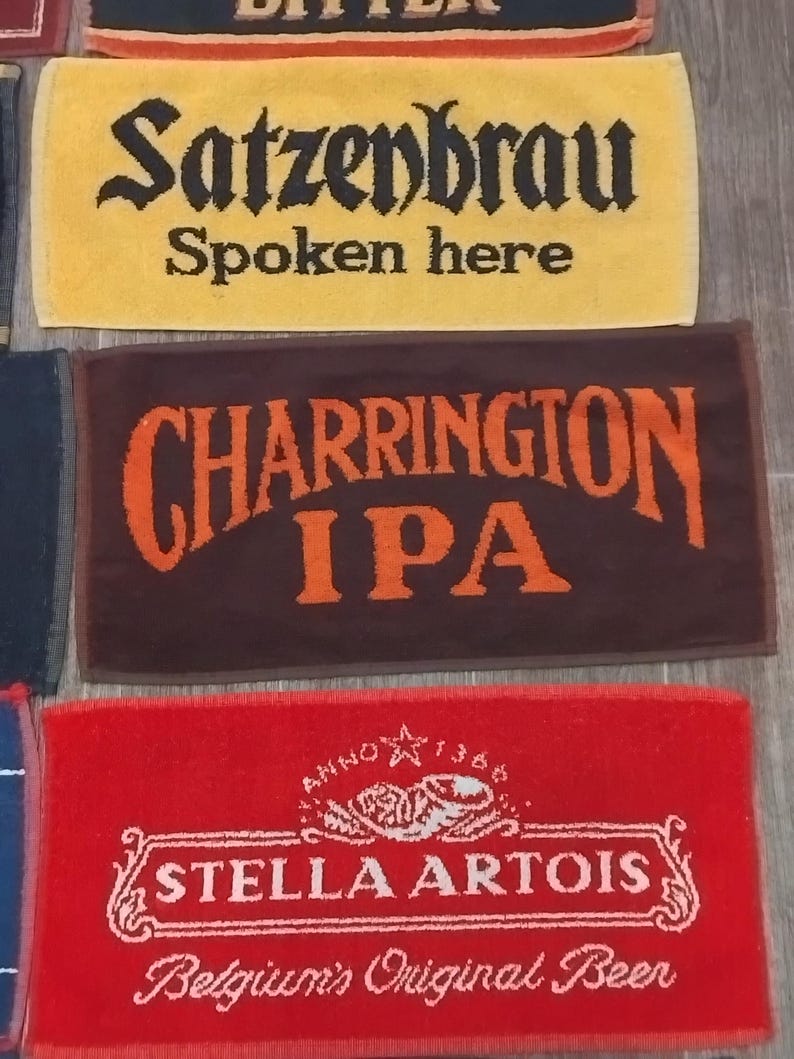 Vintage Pub Beer/bar Towels - Etsy