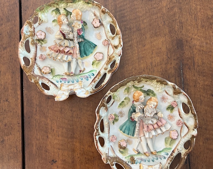 Antique Victorian-era Colonial Pottery Winkle & Wood Togo Salad Plate ...