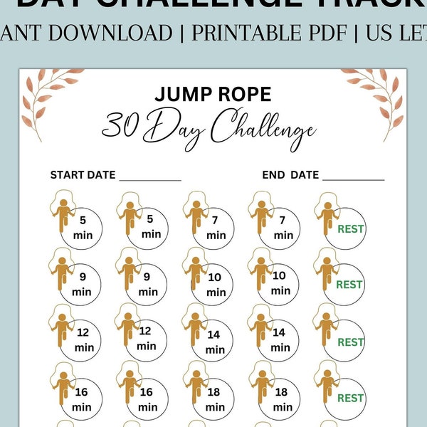 Jump Rope Printable - Etsy