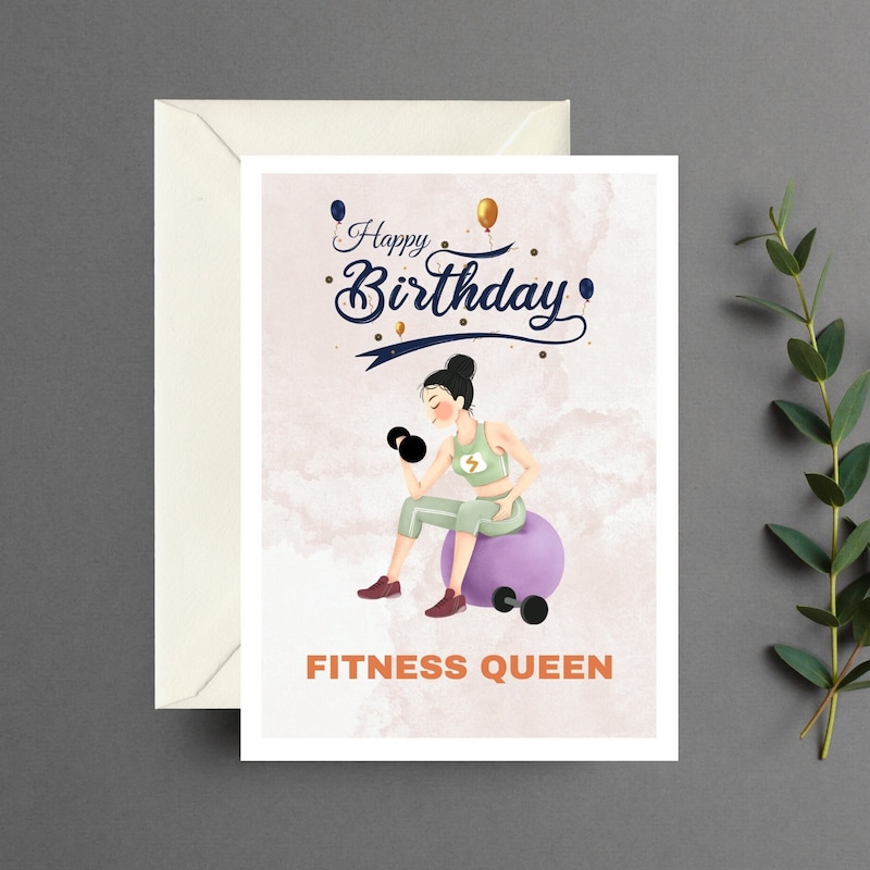 Fitness Card - Etsy