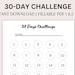 30 Day Somatic Yoga Exercise Challenge, Somatic Healing Coping Skills ...
