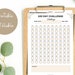 100 Day Challenge Tracker| Habit Tracker Pdf | Habit Tracker| Goal ...