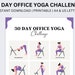 30 Day Yoga Challenge| Printable Yoga Challenge| 30 Day Challenge ...