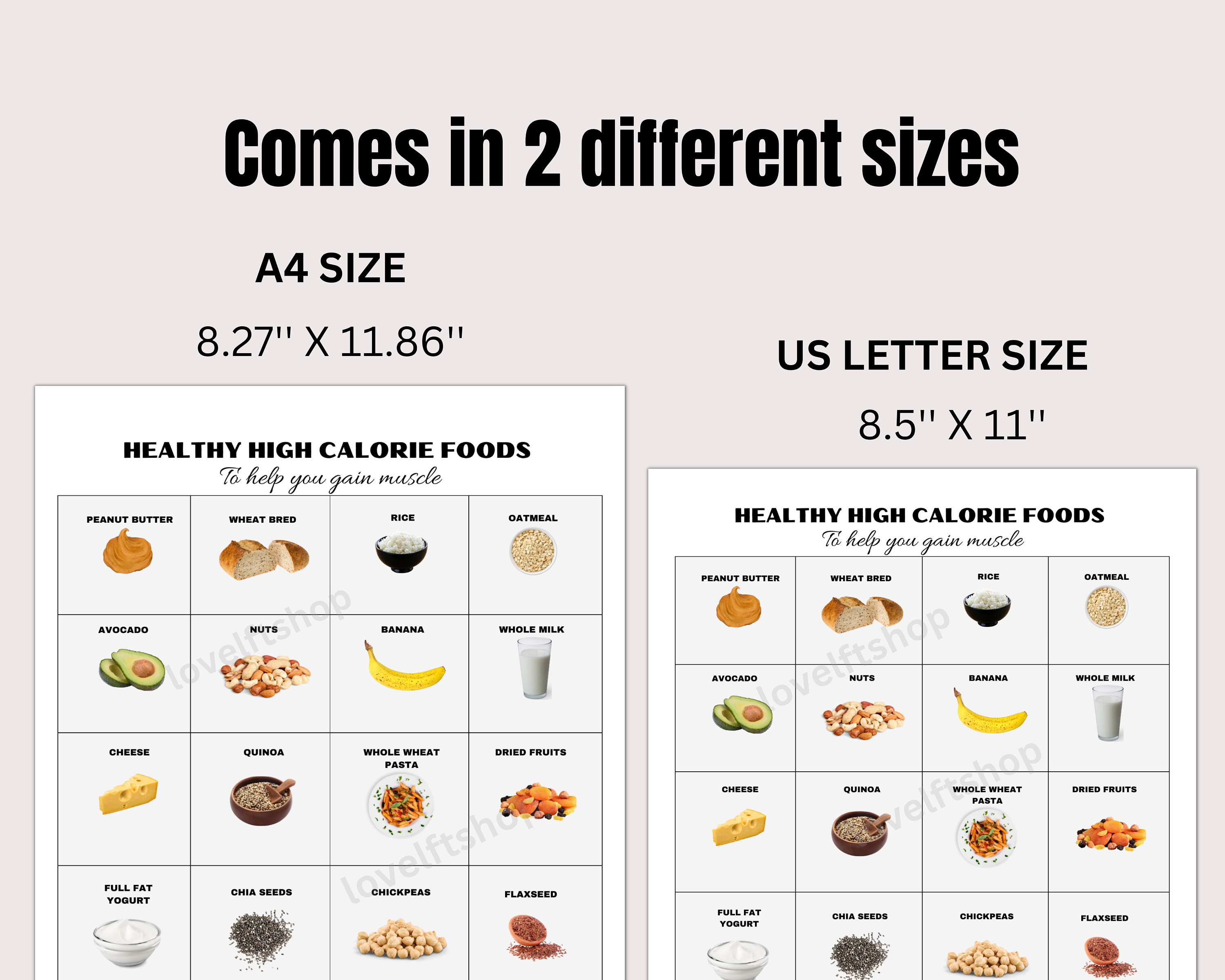 Healthy High Calorie Foods Reference, Muscle Gain Food, Protein Rich ...