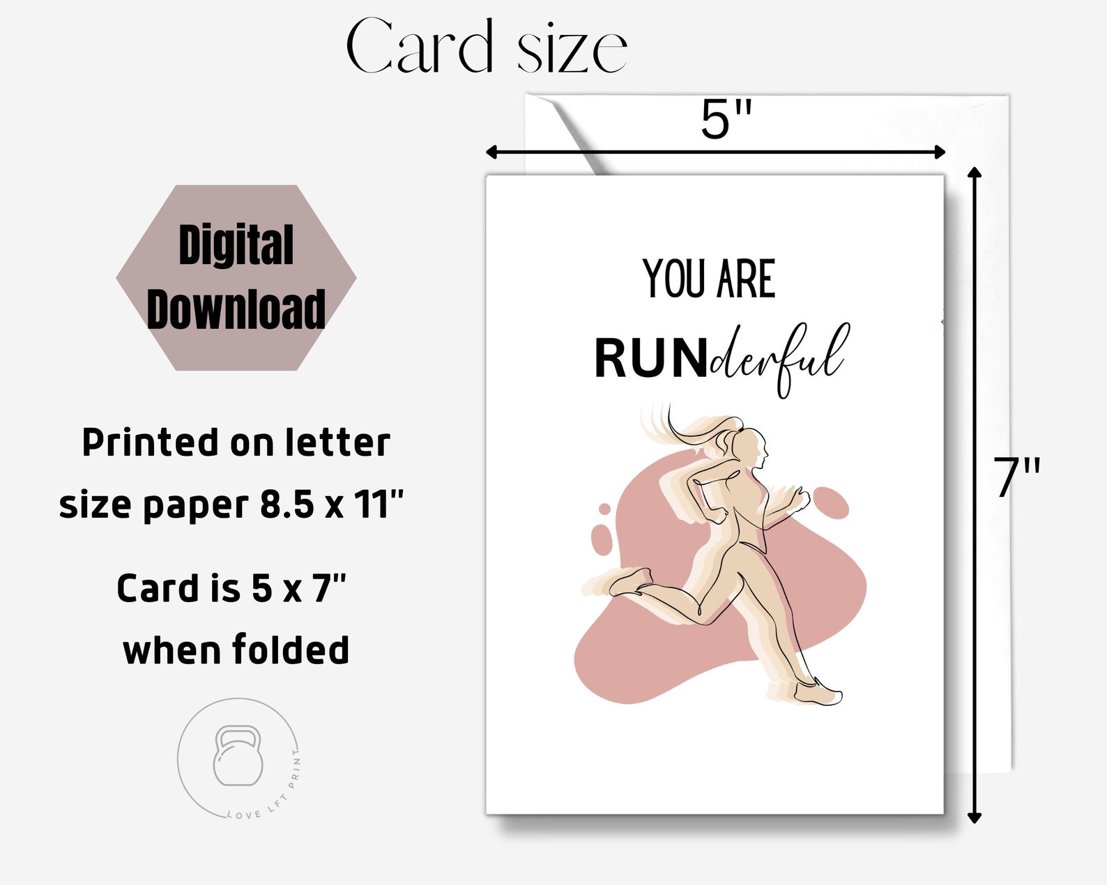 Runner Birthday Card Athlete Marathon Running Card for Runner Runner ...
