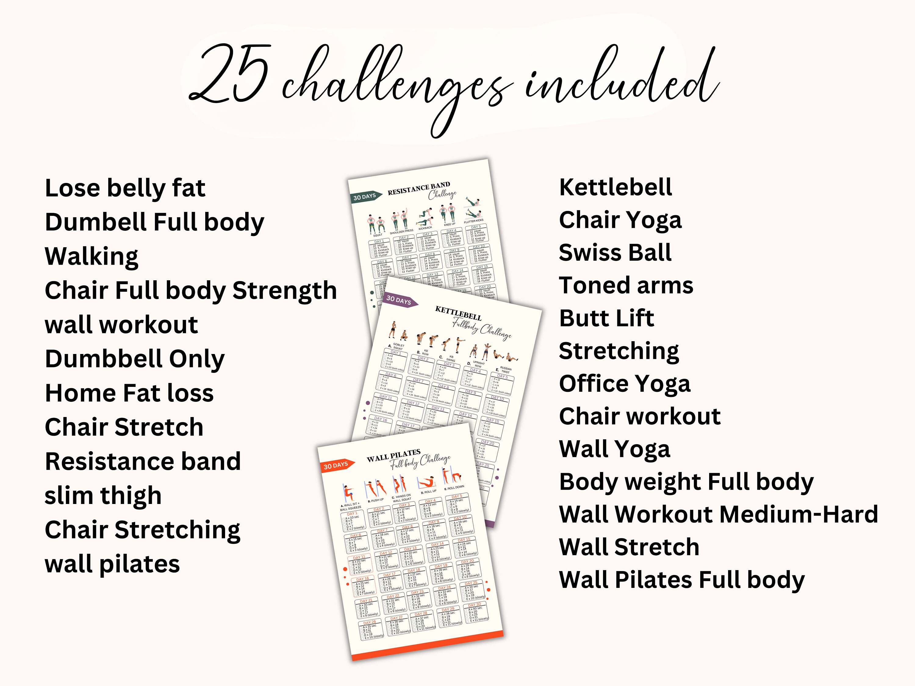 Full Body Exercise Workout Bundle, Full Body Workouts, Fitness Guide ...