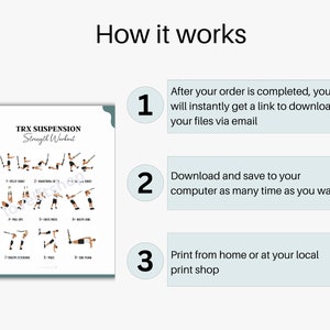 TRX Suspension Exercise Guide for Men Trx Workout, Men TRX Fitness ...