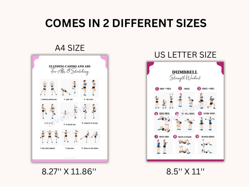 Mega Full Body Exercise Workout Bundle, Full Body Workout, Fitness ...