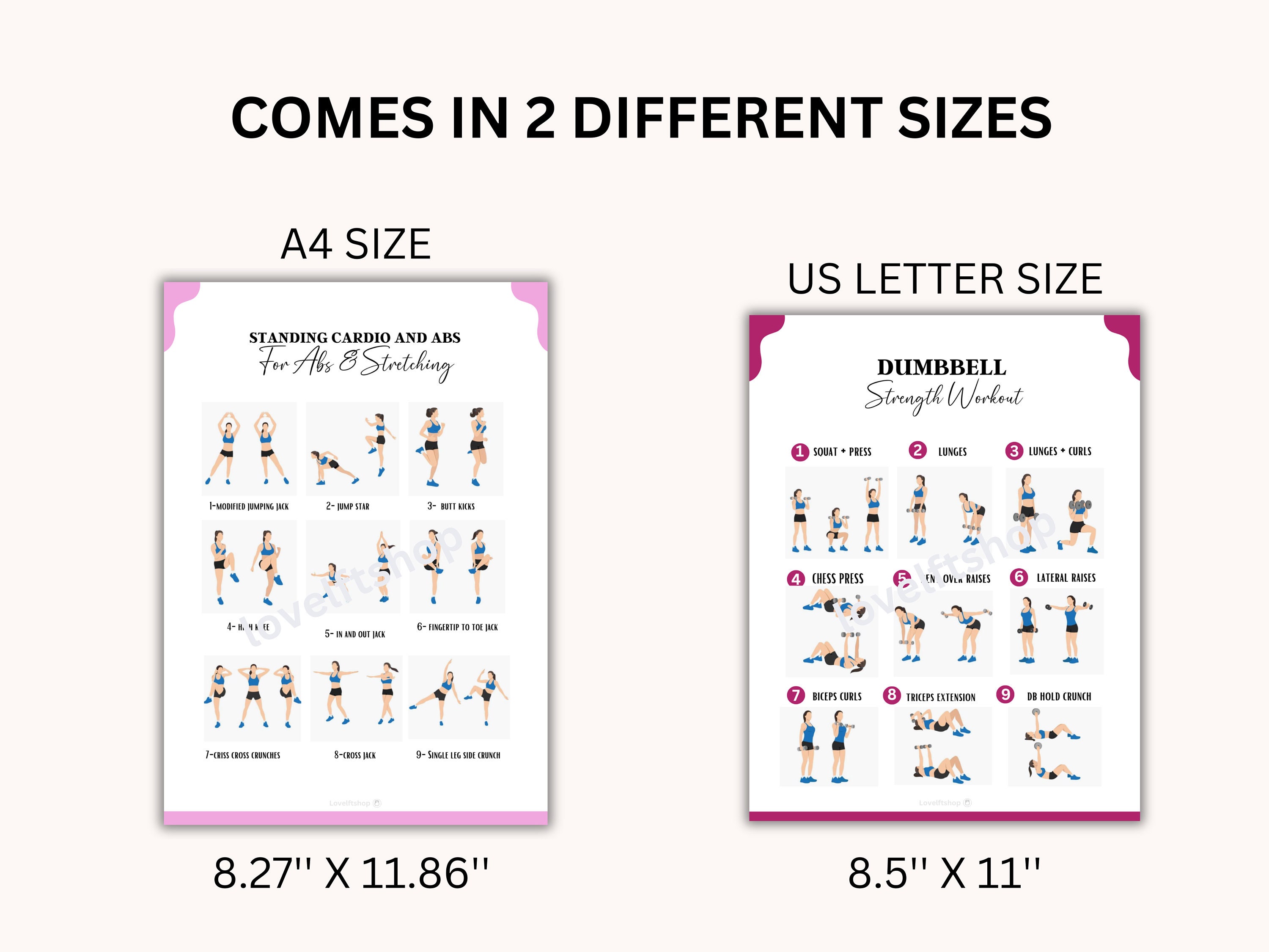 Mega Full Body Exercise Workout Bundle, Full Body Workout, Fitness ...