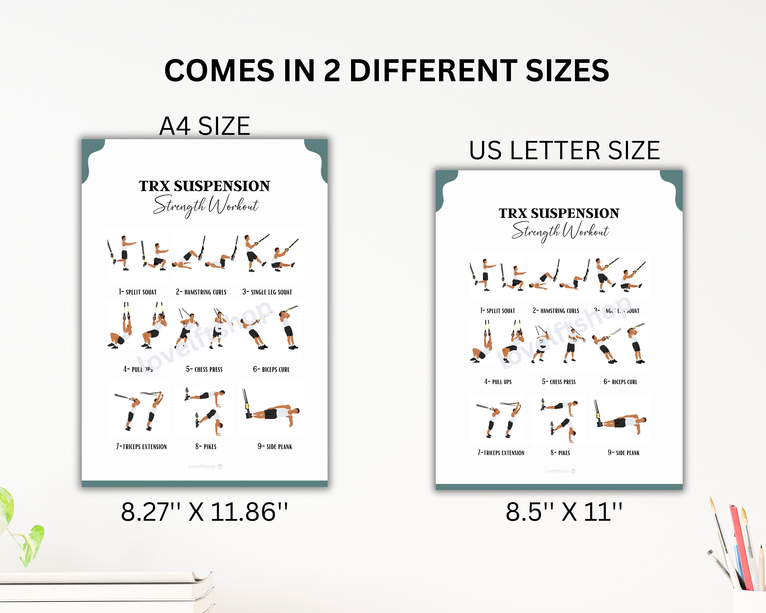 TRX Suspension Exercise Guide for Men Trx Workout, Men TRX Fitness ...