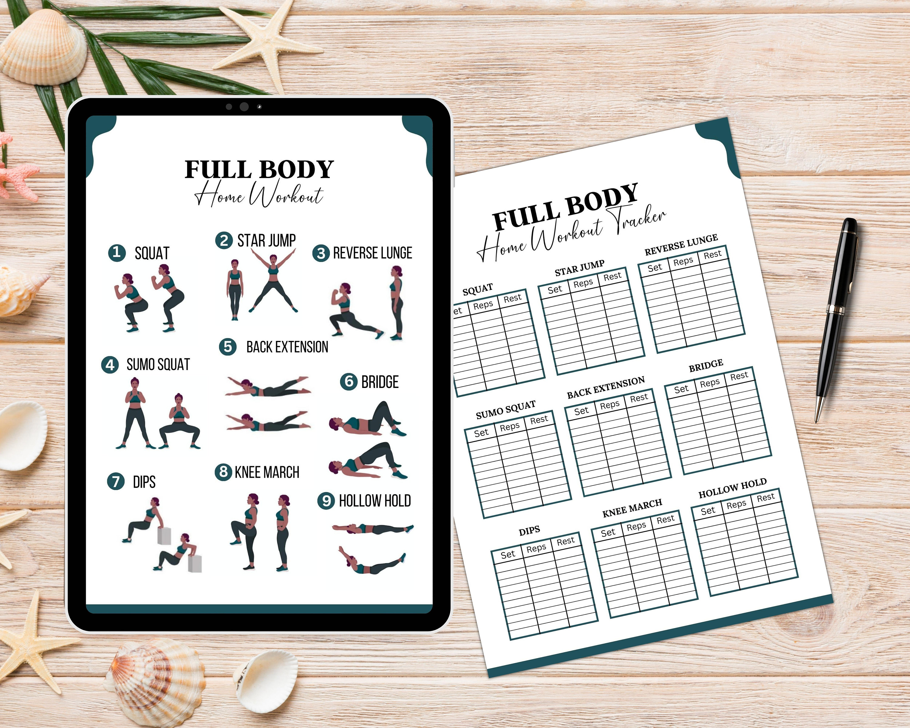 Home Workout Plan| Weight Loss Training| No Equipment| Strength ...