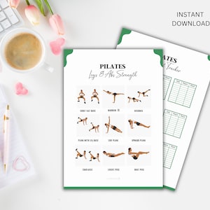 Pilates Exercise Guide, Pilates Workout for Women, Home Workout ...