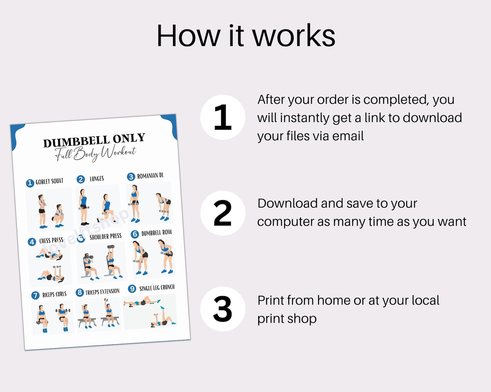 Home Workout Plan| Dumbbell Workout| Strength Weight Training Plan ...