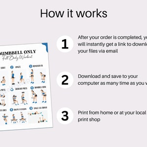 Home Workout Plan| Dumbbell Workout| Strength Weight Training Plan ...