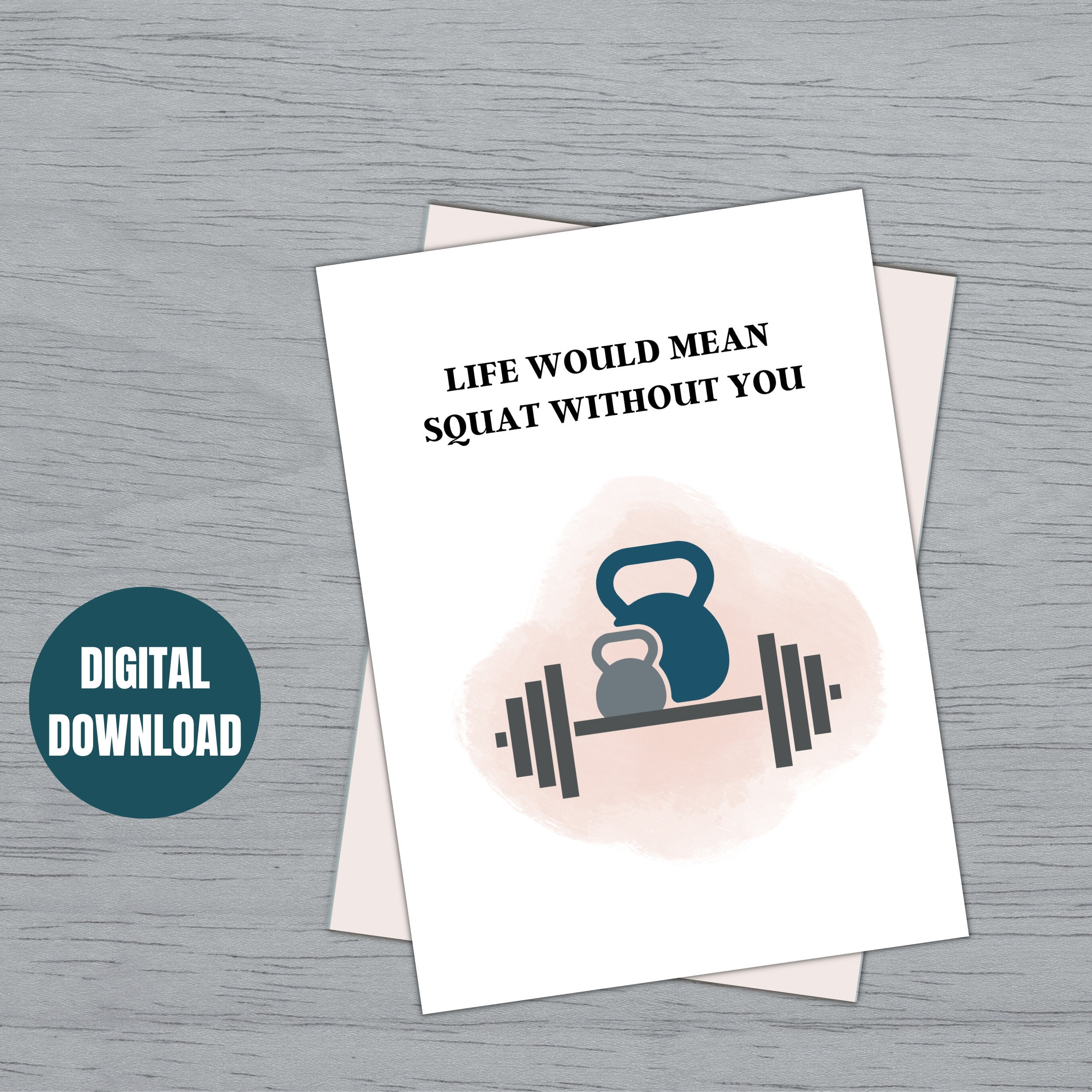 Gym Card Gym Gifts Gym Card for Her Gym Car for Him Funny Gym Card ...