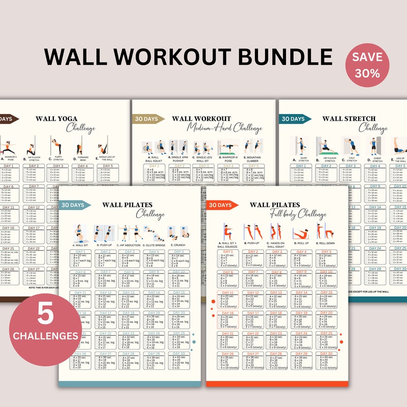 Wall Pilates Poster - Etsy