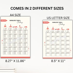 30 Day Somatic Yoga Exercise Challenge, Somatic Healing Coping Skills ...