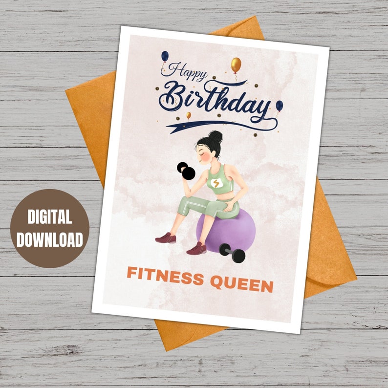 Gymrat Card| Gym Card for Her | Workout Card| Gym Gifts | Birthday Card ...