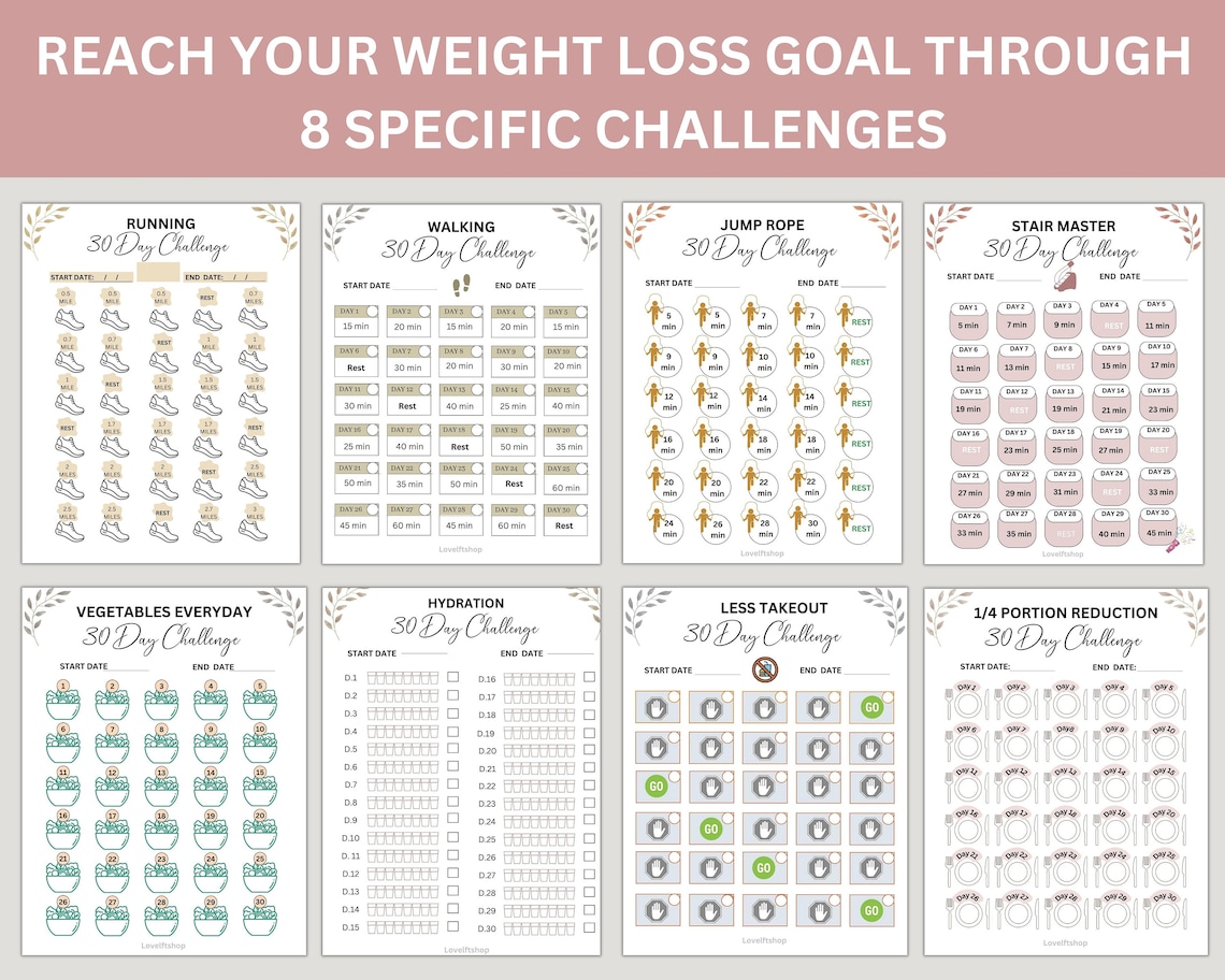 Weight Loss Challenge| 30 Day Challenge| Lose Weight| Weight Loss ...