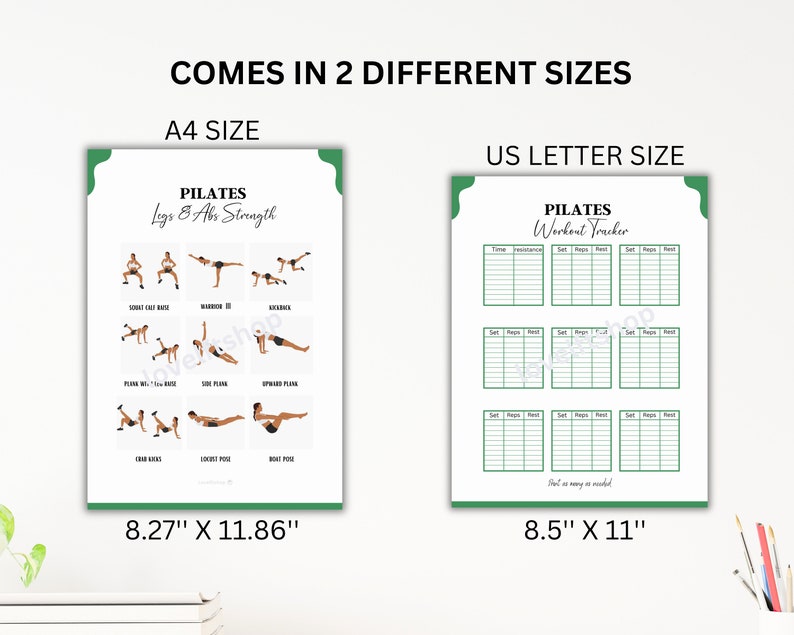 Pilates Exercise Guide, Pilates Workout for Women, Home Workout ...