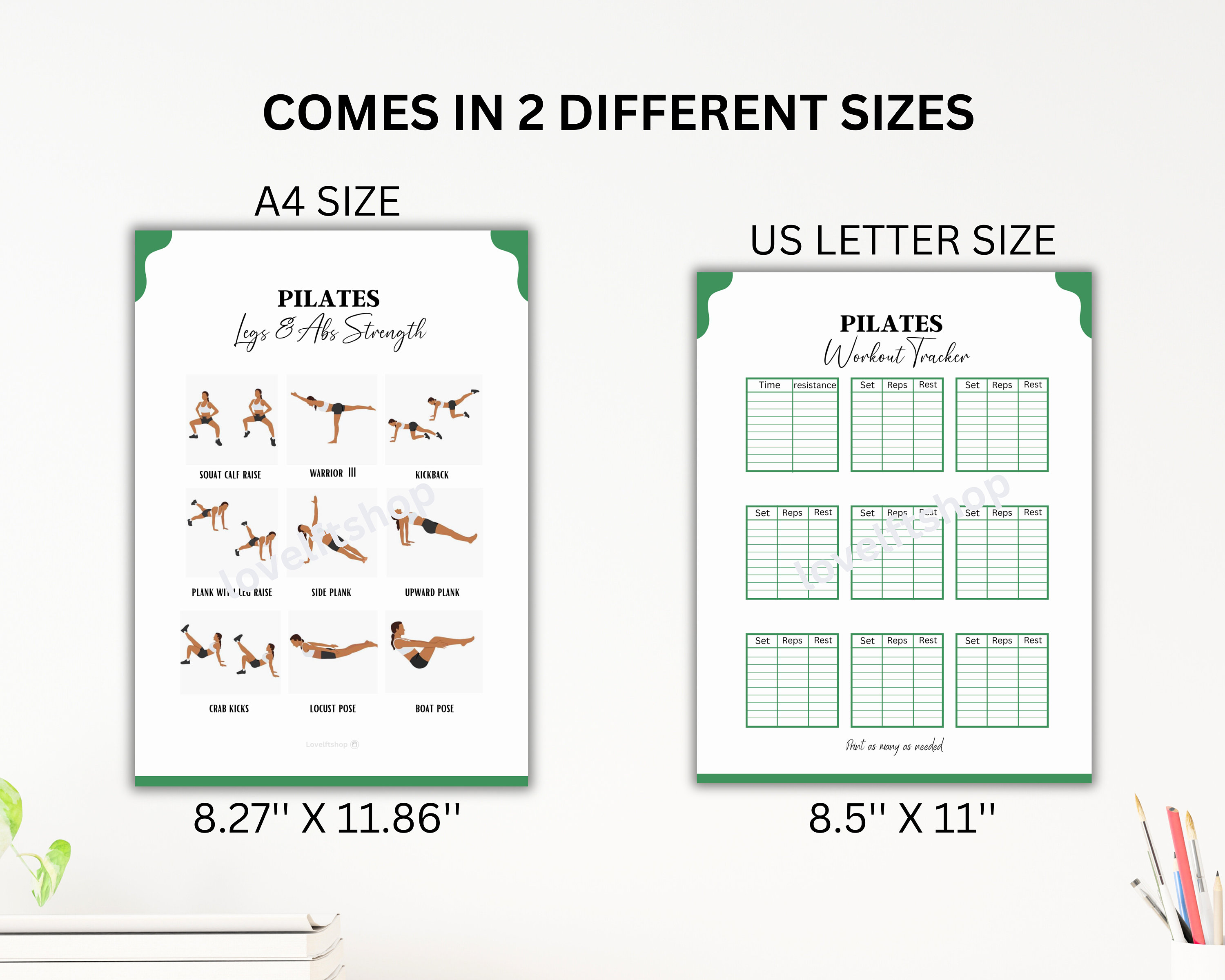 Pilates Exercise Guide, Pilates Workout for Women, Home Workout ...