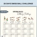 30 Day Stability Ball Challenge, Printable Swiss Ball Exercise , Home ...