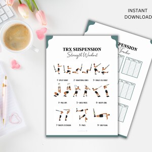 TRX Suspension Exercise Guide for Men Trx Workout, Men TRX Fitness ...