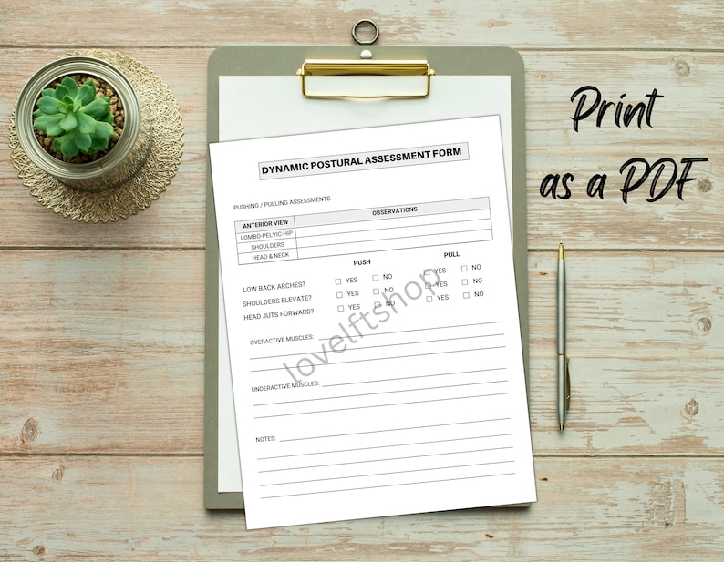 Personal Training Assessment Forms New Client Intake Form Personal ...