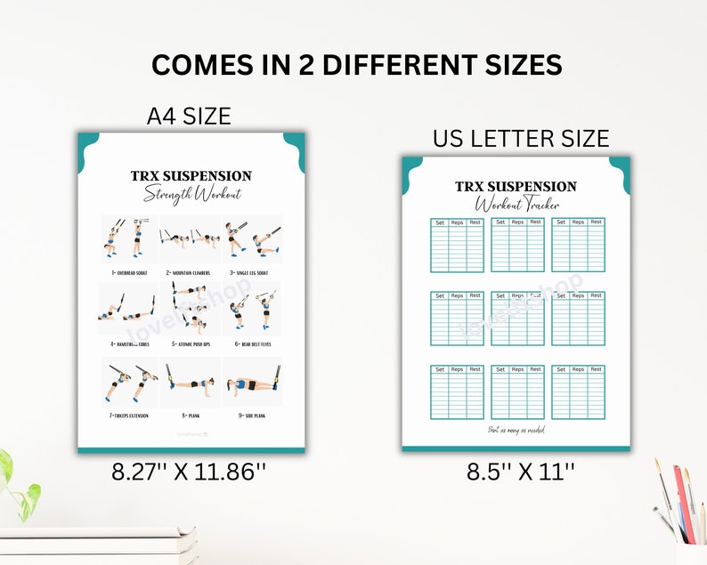 TRX Suspension Exercise Guide, Trx Workout, TRX Fitness Challenge, Flat ...