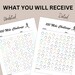 100 Miles Challenge 100 Day Running Challenge Tracker Planner Habit ...