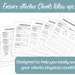 Fitness Coaching Assessment Forms New Client Intake Form Personal ...