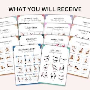 Full Body Exercise Workout Bundle, Full Body Workouts, Fitness Guide ...