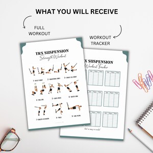 TRX Suspension Exercise Guide for Men Trx Workout, Men TRX Fitness ...