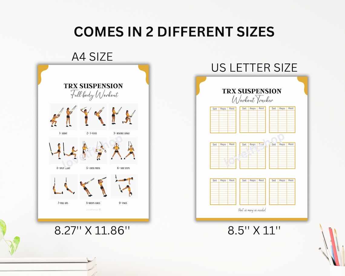TRX Suspension Exercise Guide, Trx Workout, TRX Fitness Challenge, Flat ...