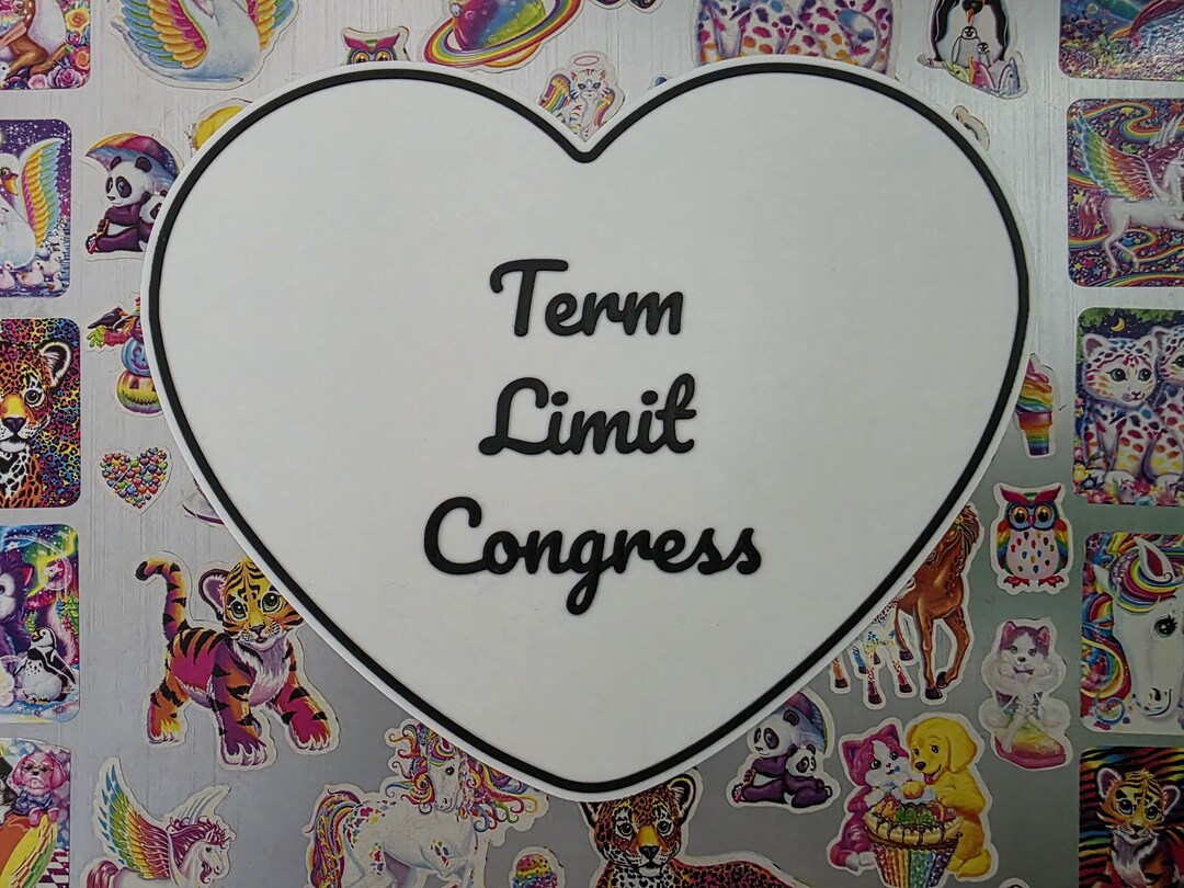 Term Limit Congress 3d Printed Sign - Etsy