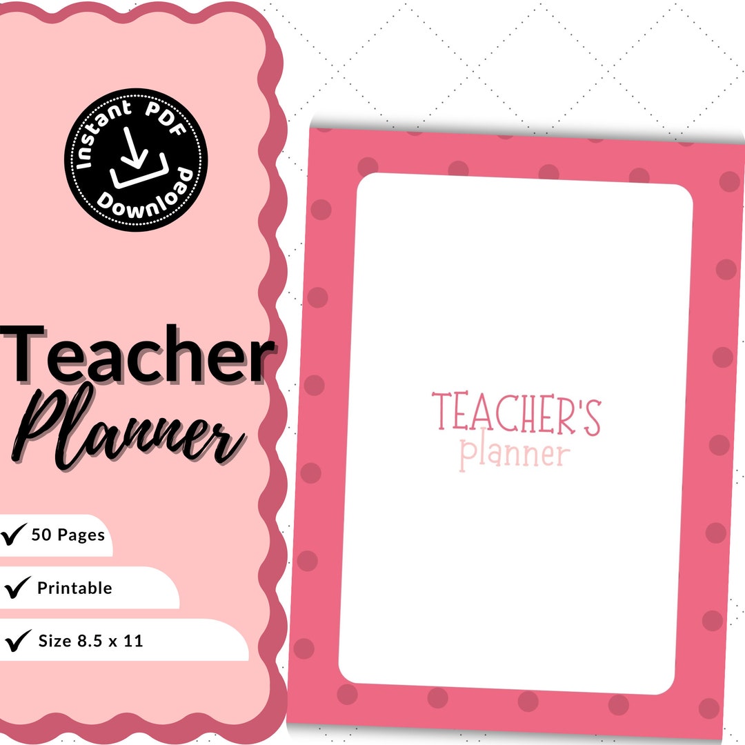 Printable Teacher Planner: Ultimate Organizer for Teachers, Teacher ...