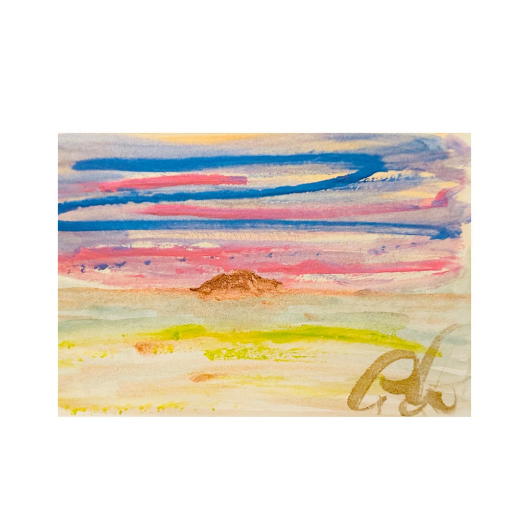 Abstract Landscape 5x7 Print, Neutral Artwork, Landscape Print ...