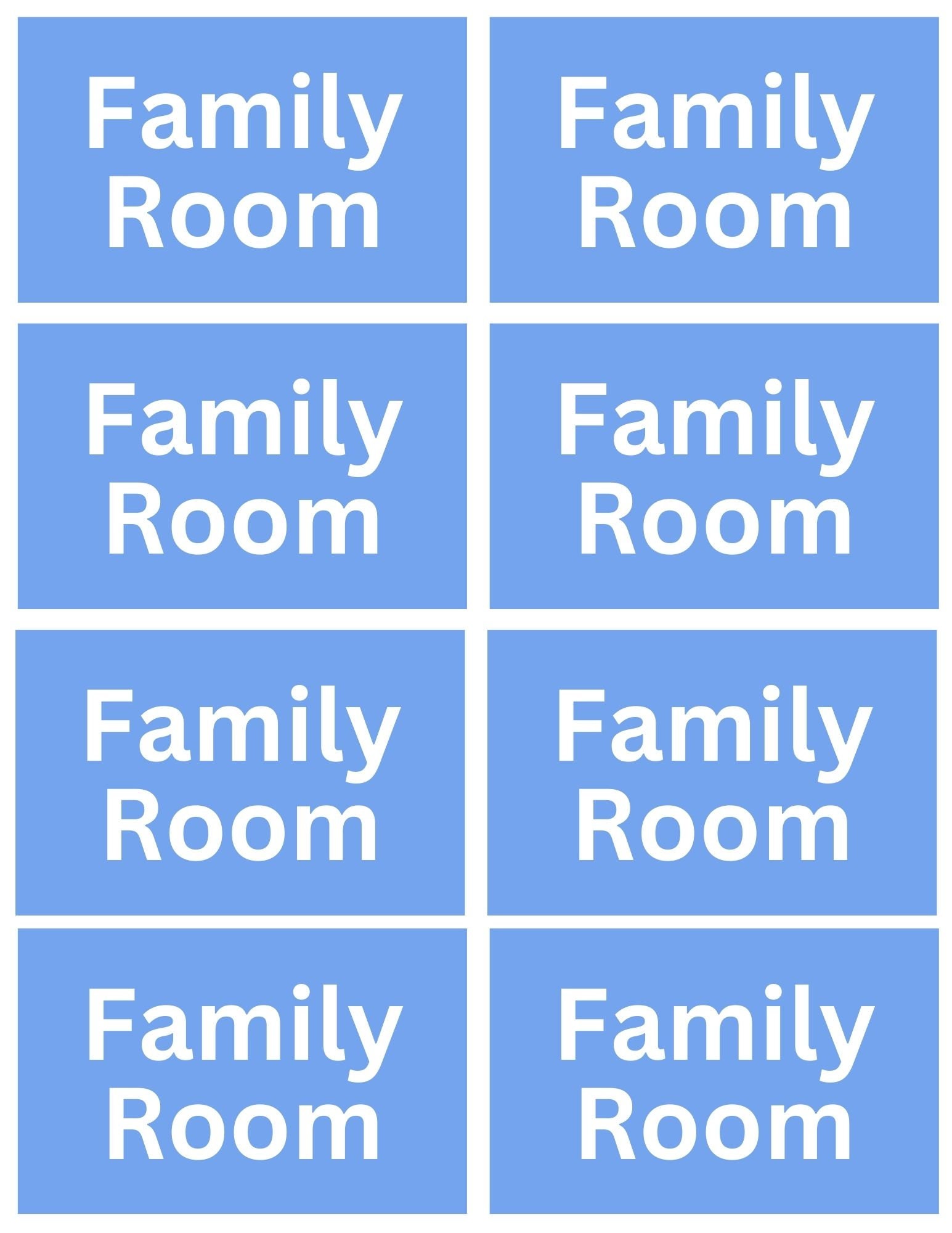 Moving Labels Printable Box Content Labels Storage Unit Organization ...